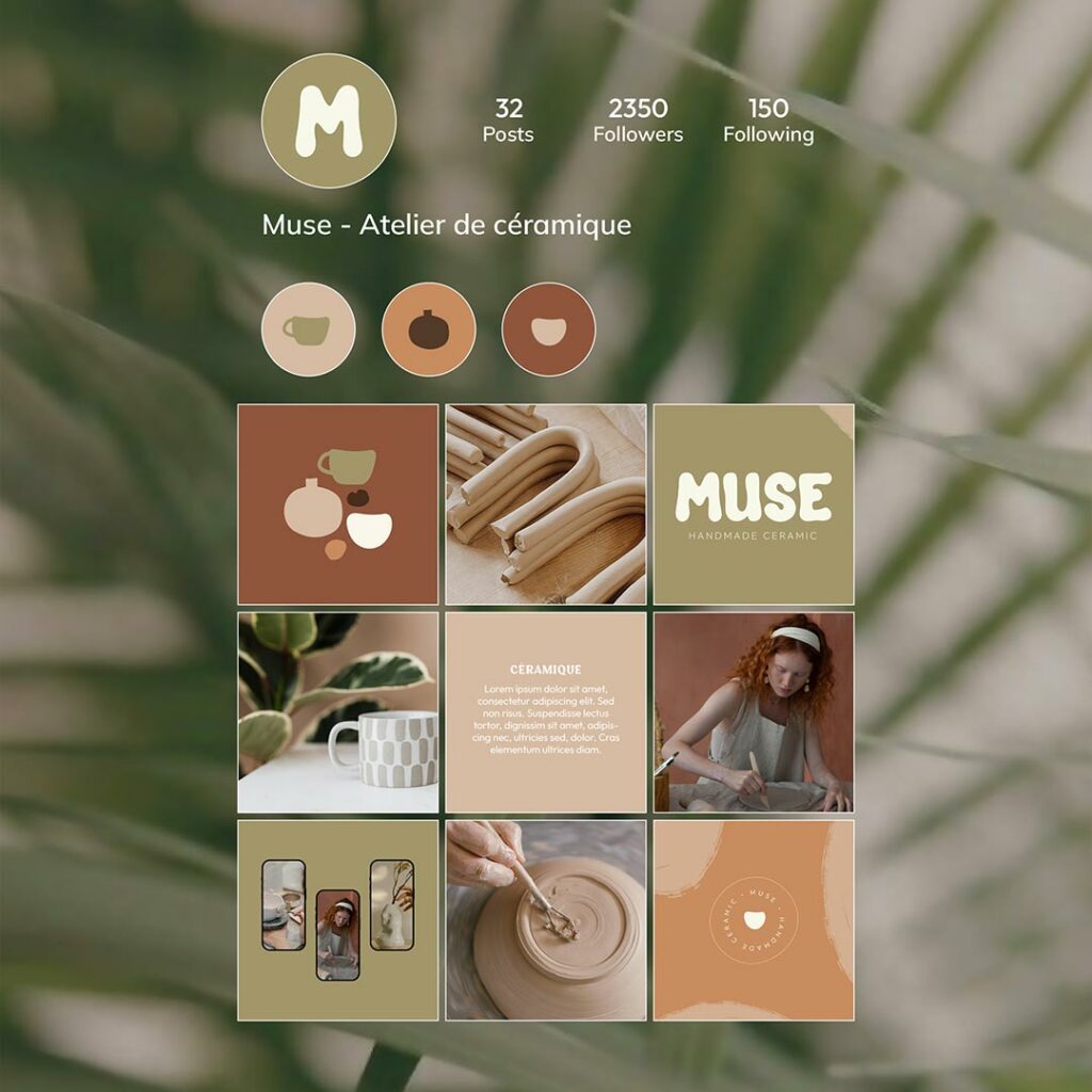 Muse - Projet réalisé par le studio de graphisme Moz